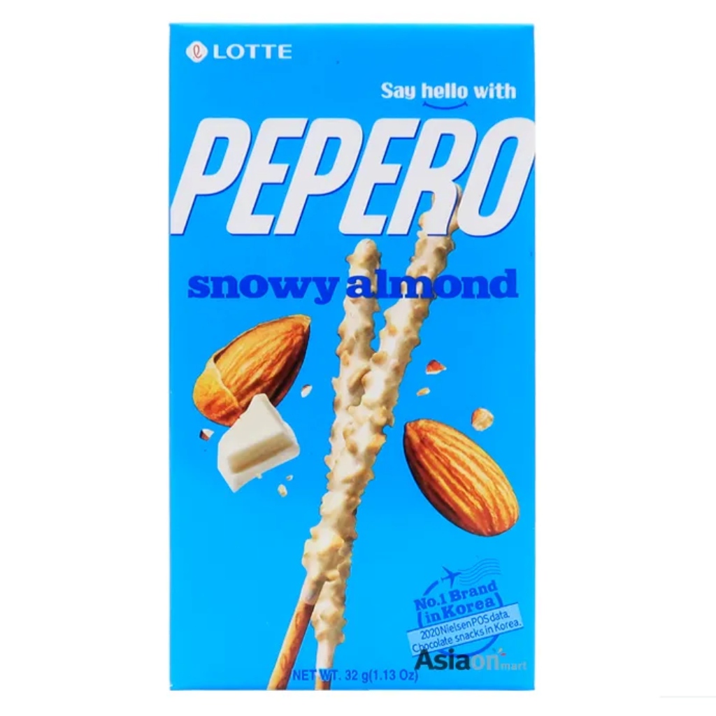 🥇PEPERO SNOWY ALMOND 32 GR » KFOOD Peru